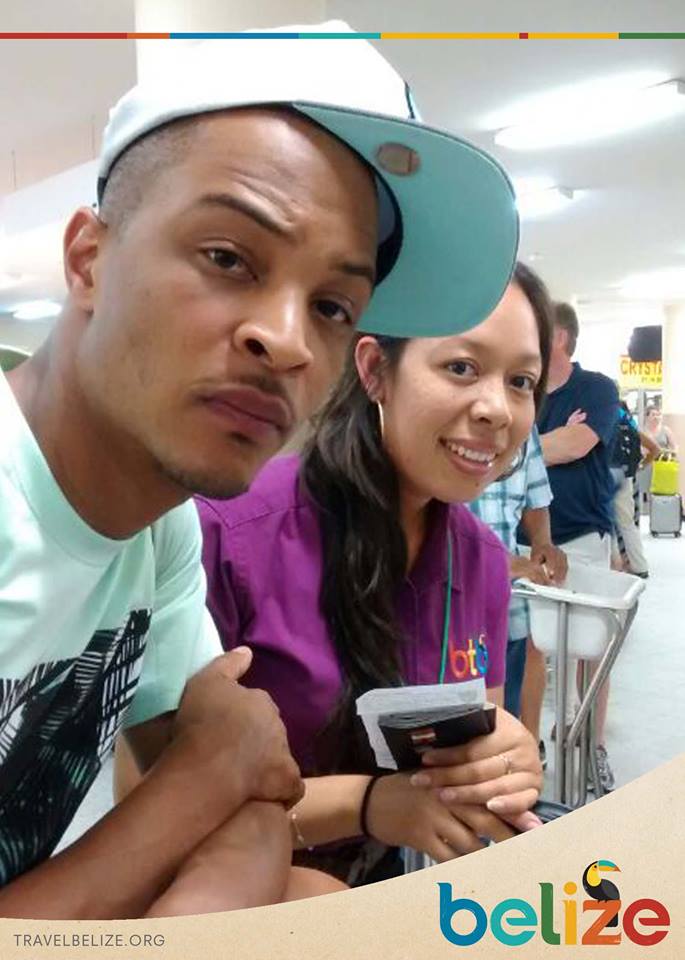 T.I. is in Belize