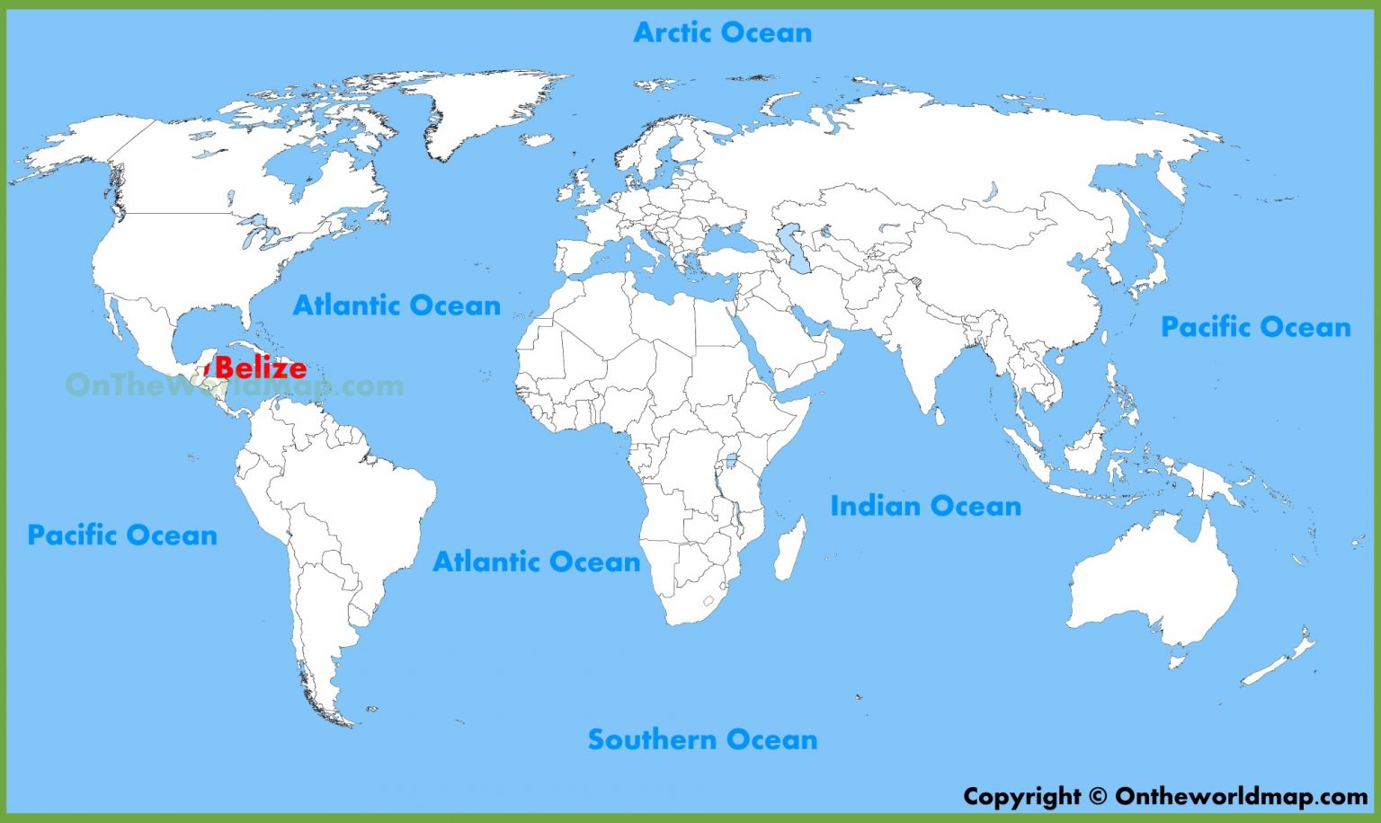 Belize Map | Map of Belize - Download Maps of Belize