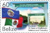 Postage Stamps from Belize | Belize-Mexico Postage Stamp